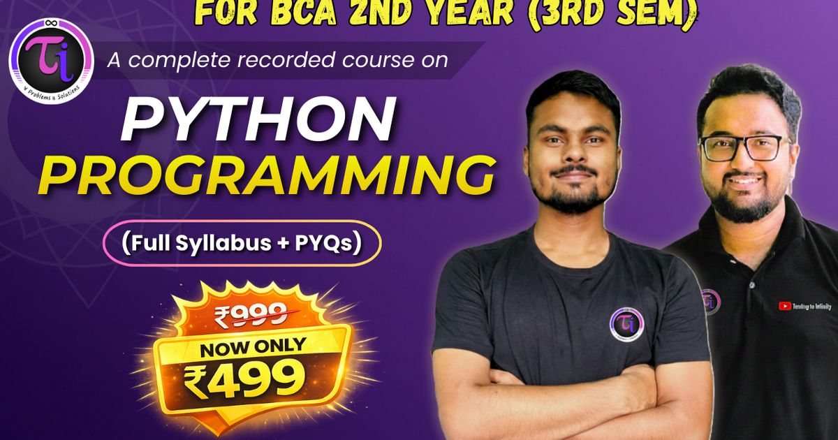 Python Programming: BCAC301