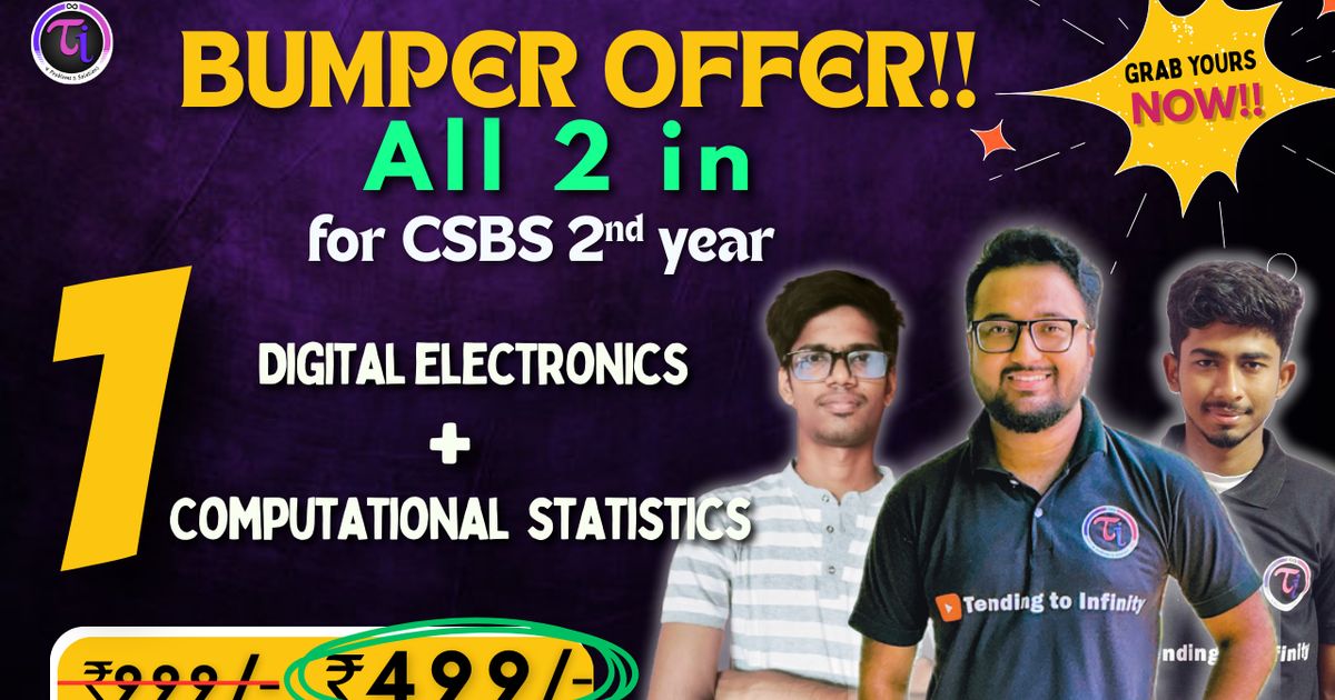 2nd Year Combo (CSBS): Digital Electronics + Computational Statistics